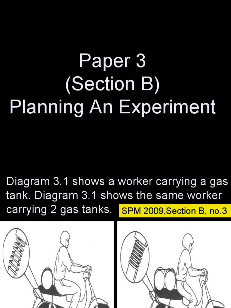 Paper 3 (Section B) SPM 2009 | PDF