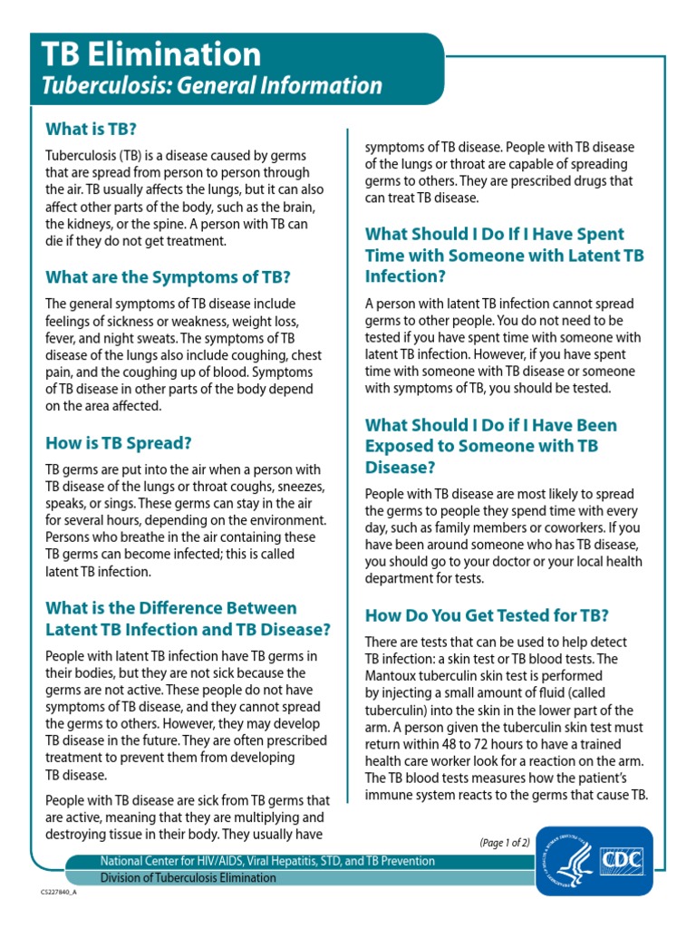 TB General Information | PDF