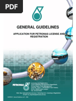 GENERAL GUIDELINES - PETRONAS License & Registration Applications v8.0 ...