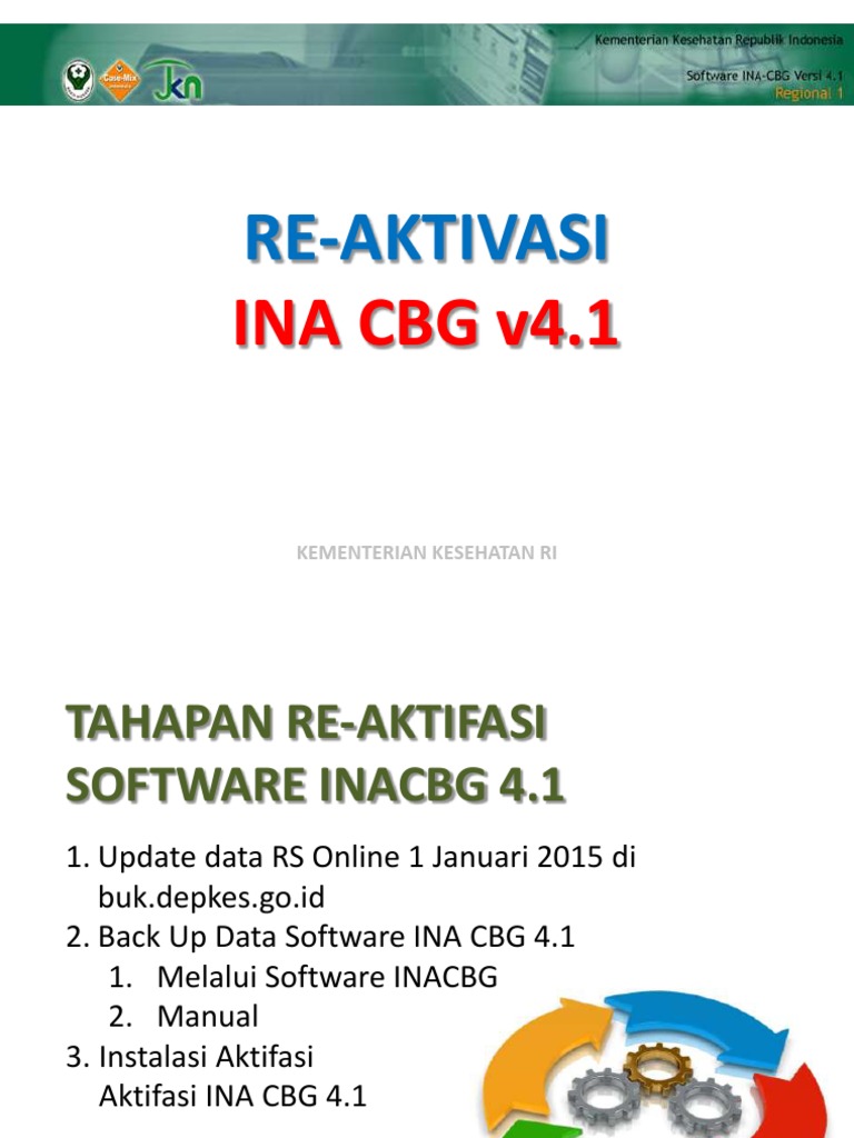 Tahapan Aktifasi INACBG 4.1 | PDF