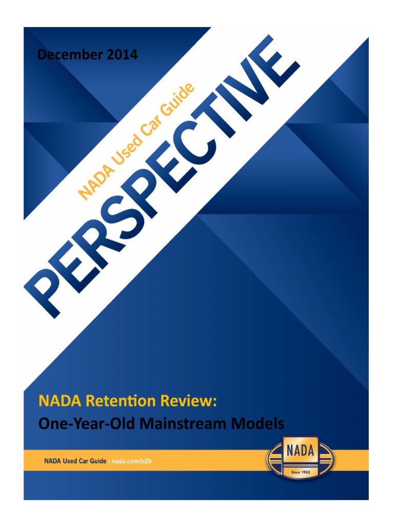 NADA Used Car Guide Perspective Dec 2014 | PDF | Fuel Economy In ...