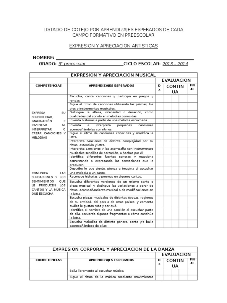 CAMPO FORMATIVO.expresion y Apreciacion Artisticas CAMPO FORMATIVO.expresion y Apreciacion Artisticas