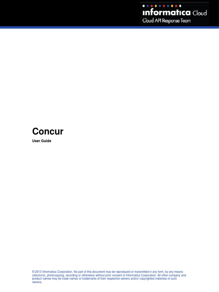 Concur Connector User Guide | PDF | Cloud Computing | Application ...