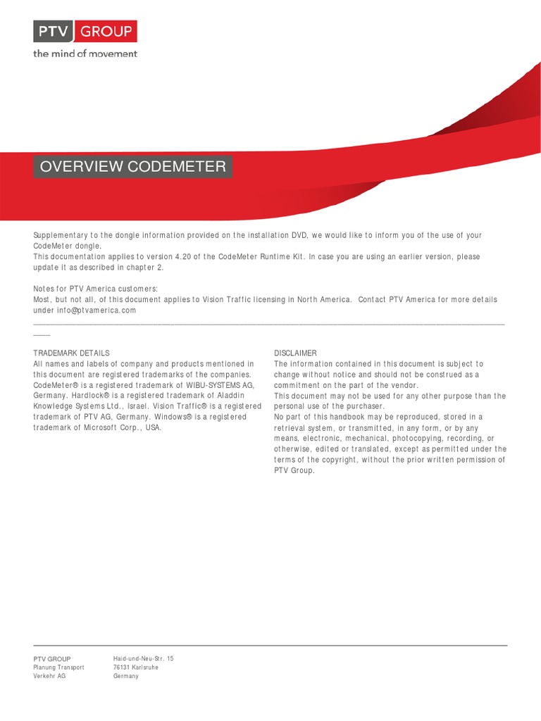 Overview CodeMeter | Download Free PDF | Operating System ...