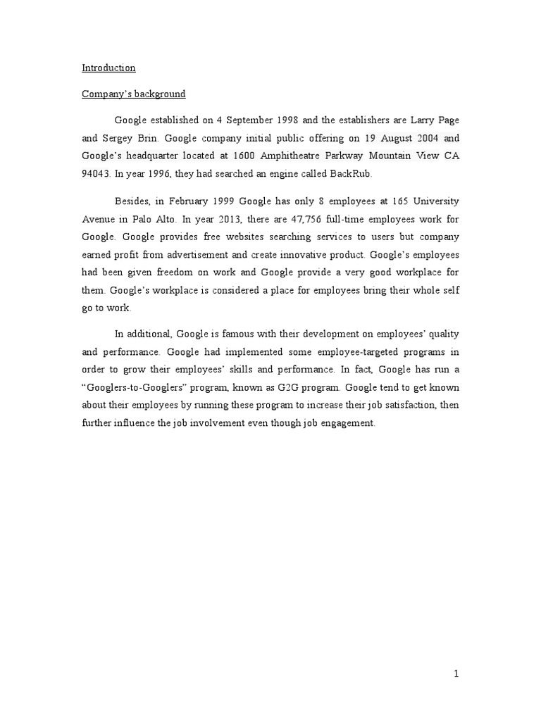 Enhancing Employee Performance through Learning: An Analysis of Google ...