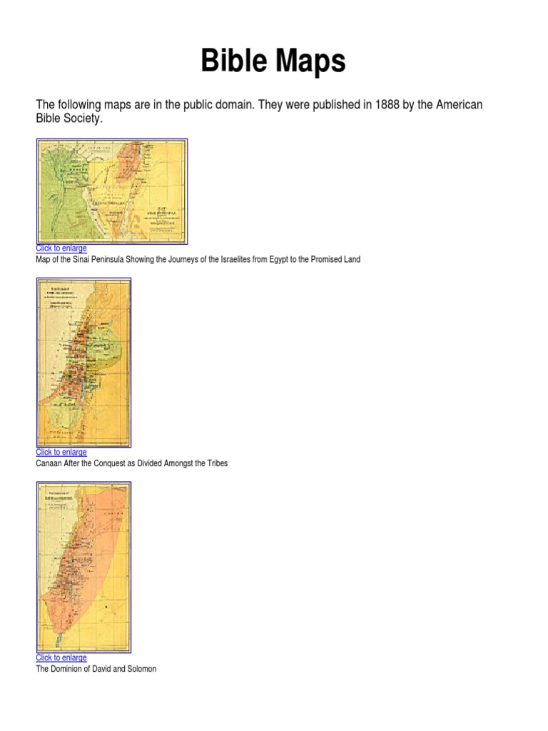 Bible Maps | PDF