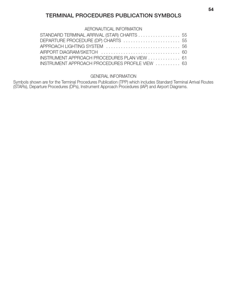 Terminal Procedures Publication Symbols | PDF | Geography | Wireless