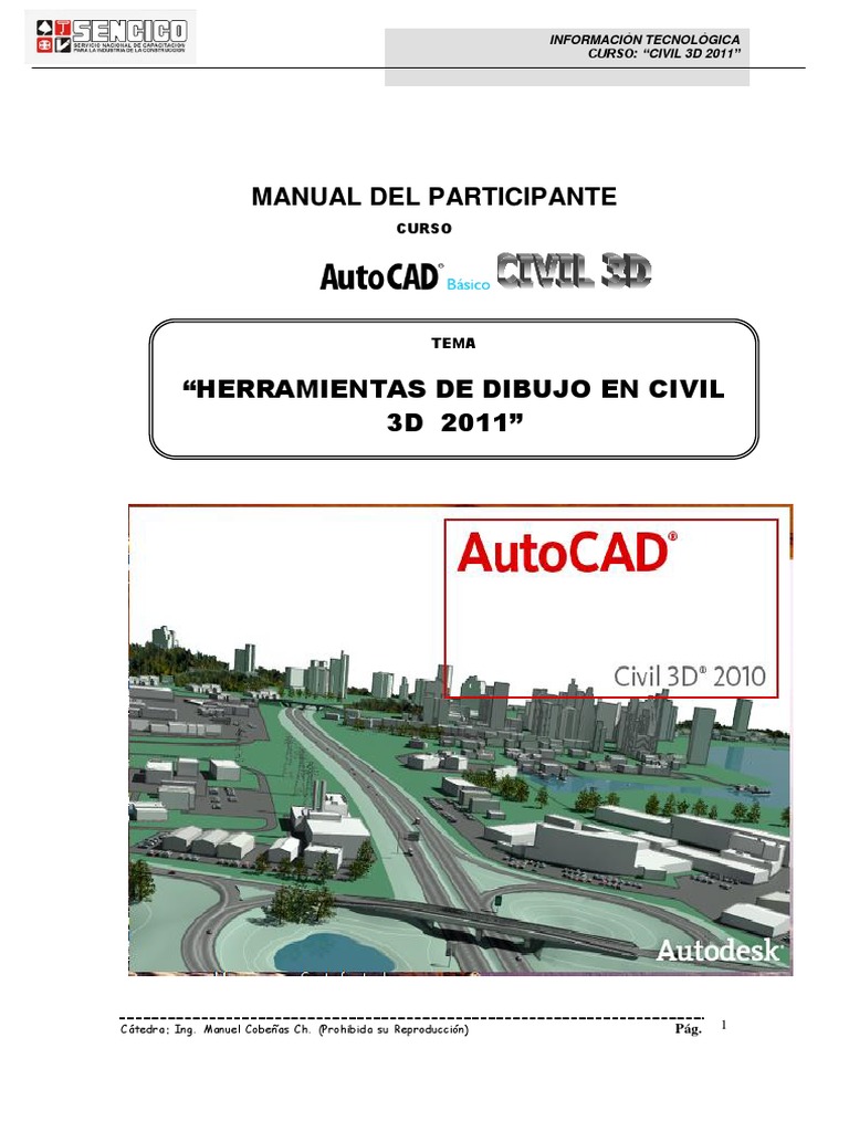 Manual de Civil 3d PDF | PDF | Point and Click | Ventana (informática)