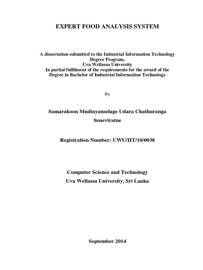 Expert Food Analysis System Overview | PDF | Web Application | Qr Code