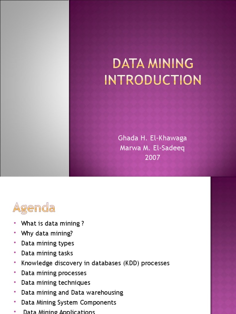 Data Mining Seminar | PDF | Data Mining | Data