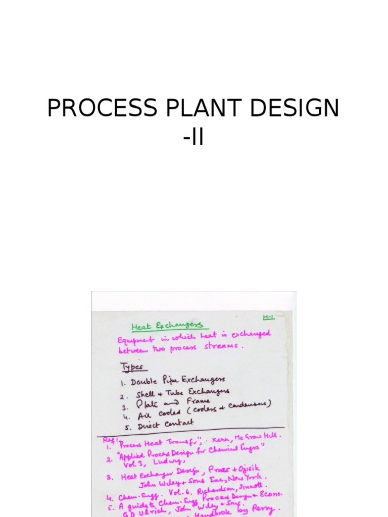 Process Plant Design Overview II | PDF