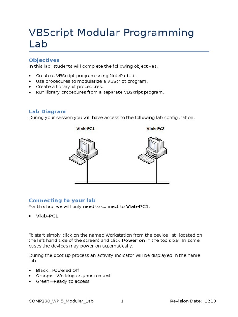 Comp230 Week 5 Lab Instructions | Download Free PDF | Subroutine | Command Line Interface