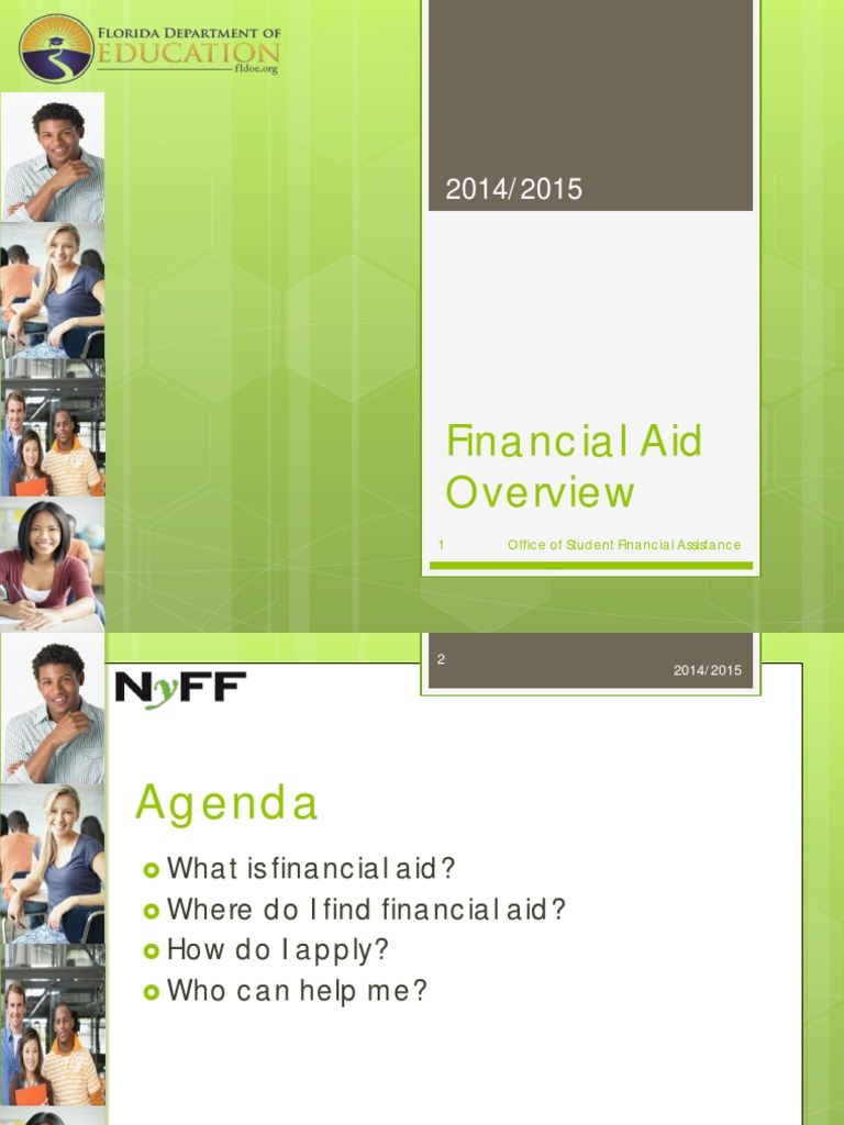 2014-15 Financial Aid Overview PDF | PDF | Student Financial Aid In The ...