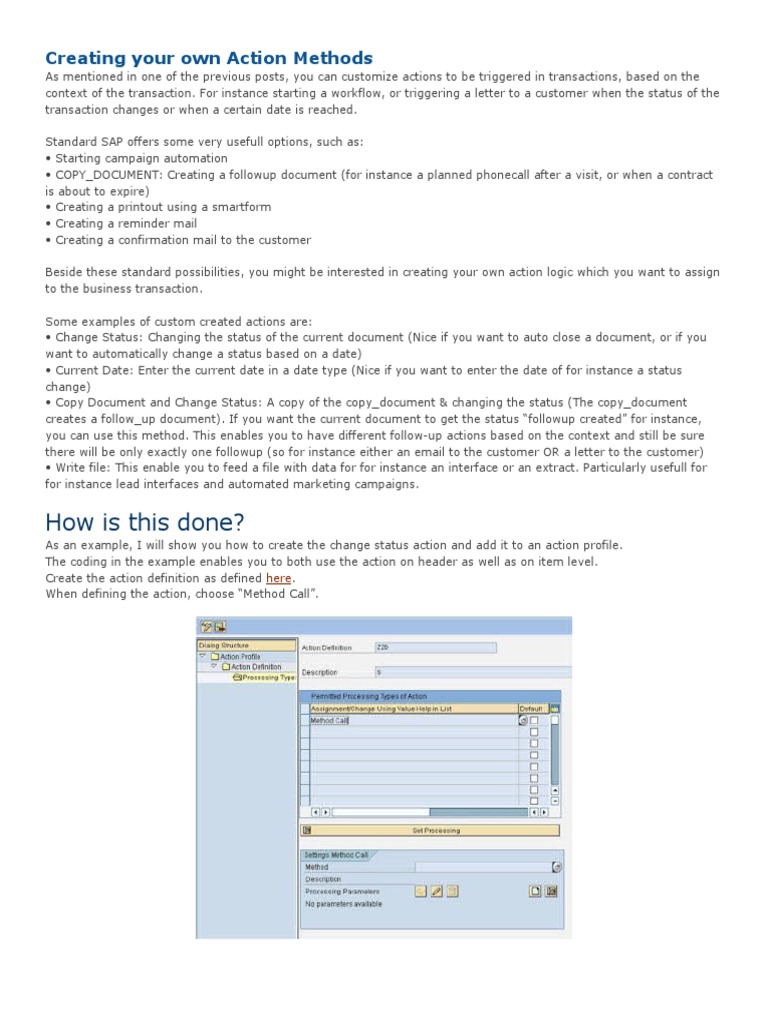 Creating Your Own Action Methods | PDF | Interface (Computing ...