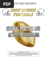 Football Practice Plan | PDF | American Football | Football Codes