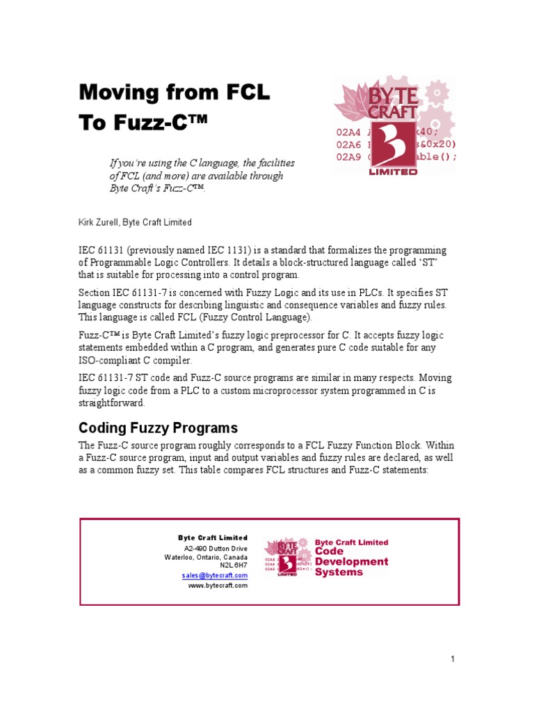 Fuzzy C | PDF | C (Programming Language) | Fuzzy Logic