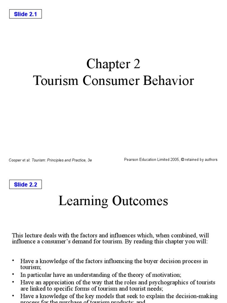 Tourism Consumer Behavior | PDF | Consumer Behaviour | Motivation