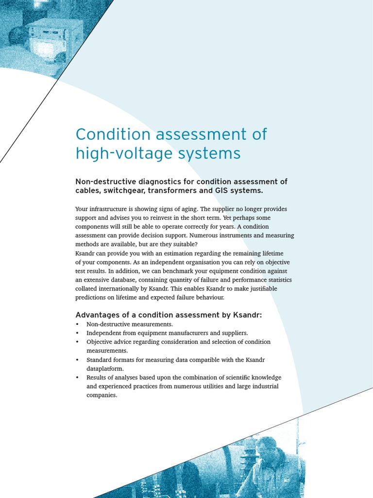 Condition Assessment of High-Voltage Systems | PDF | Infrastructure ...
