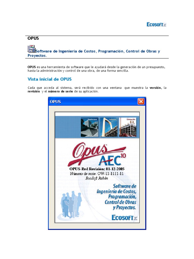 Manual Opus AEC 10 en Español | PDF | Ventana (informática) | Point and ...