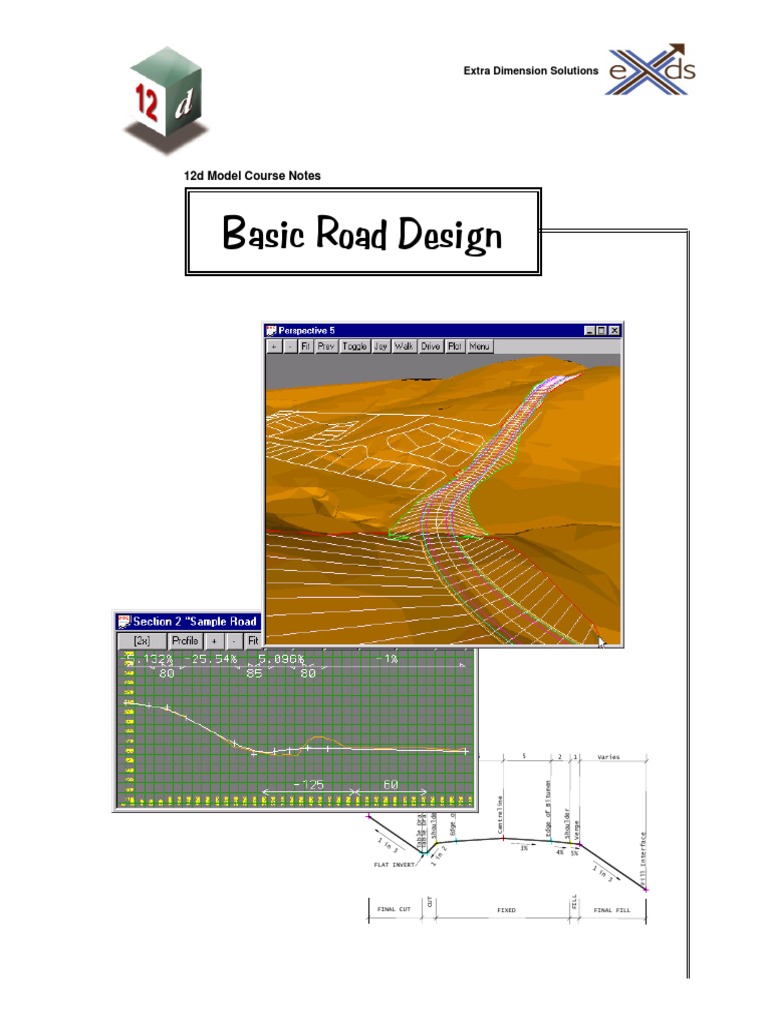 12d Model Course Notes - Basic Road Design PDF | PDF | Geometry ...