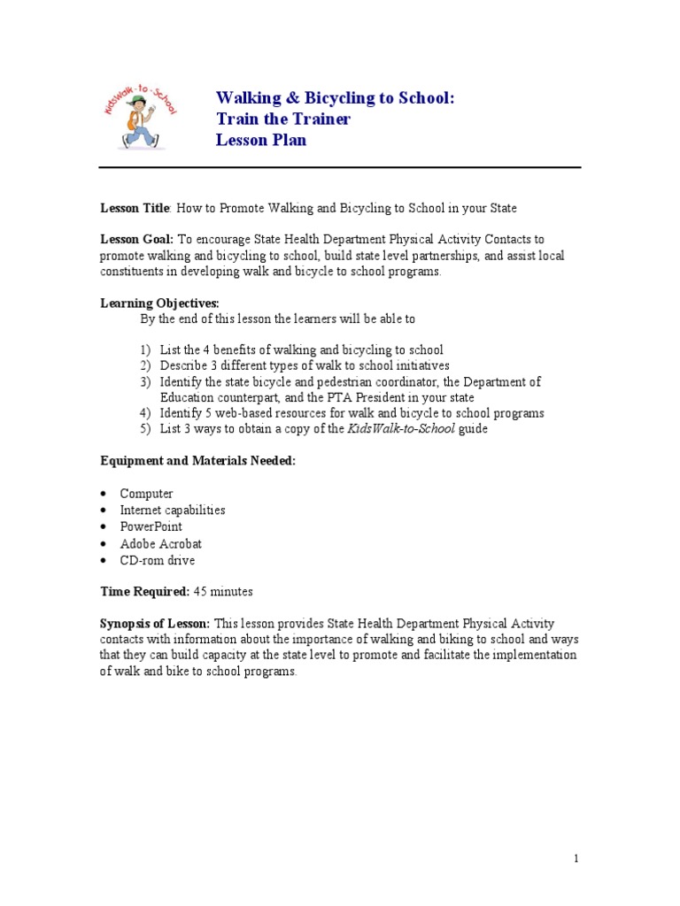 Train The Trainer Guide 509 | PDF | Walking | Physical Exercise