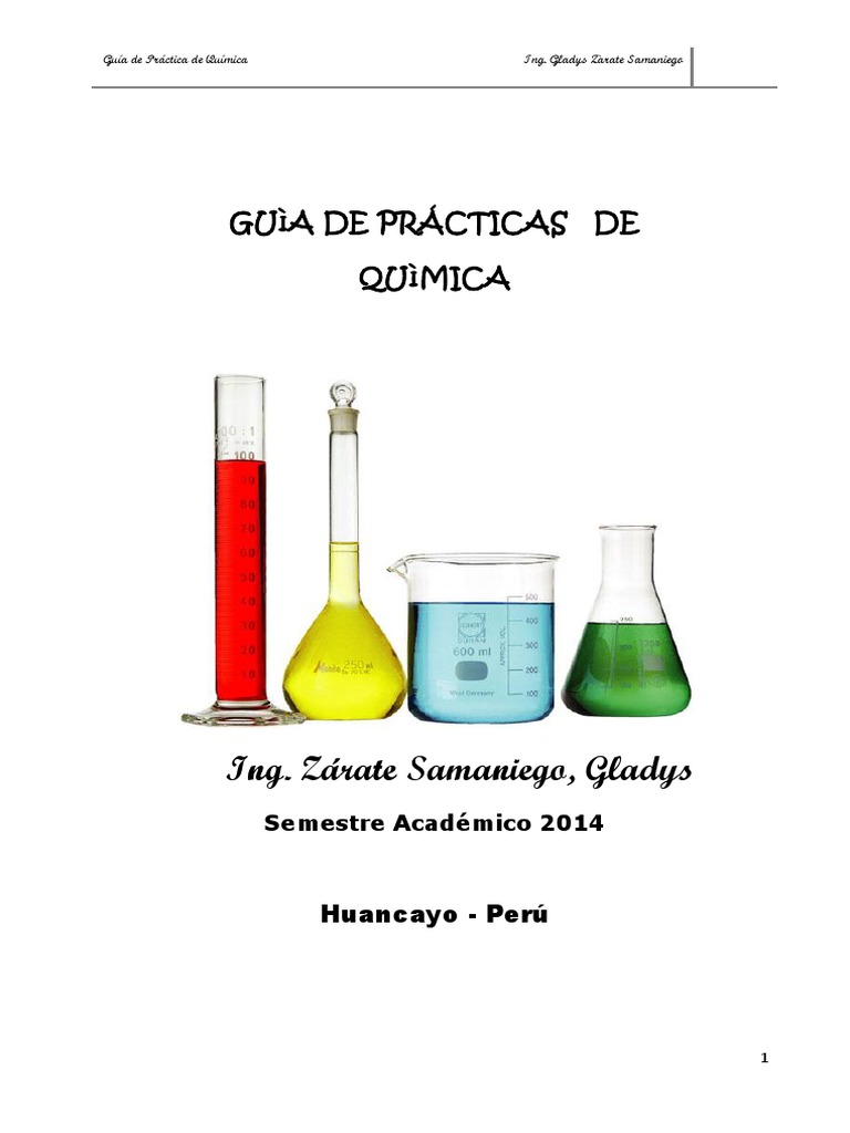Guia de Practicas-quimica i | Valoración | Etanol