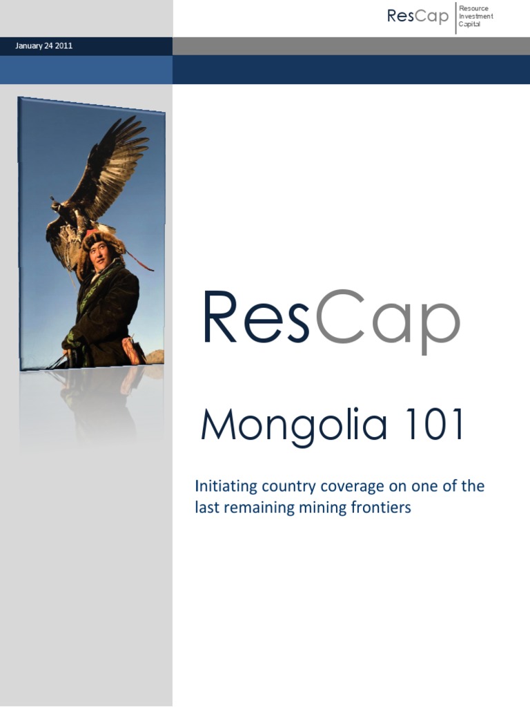 ResCap Mongolia 101 | PDF | Mongolia | Mongols