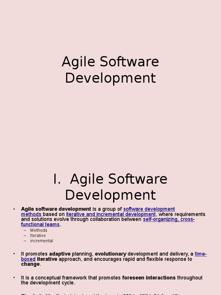 6a.agile Software Development | PDF | Software Development Process | Agile Software Development