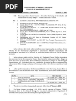 Hiring of Private Vehicles For Official Use by State Government Offices ...