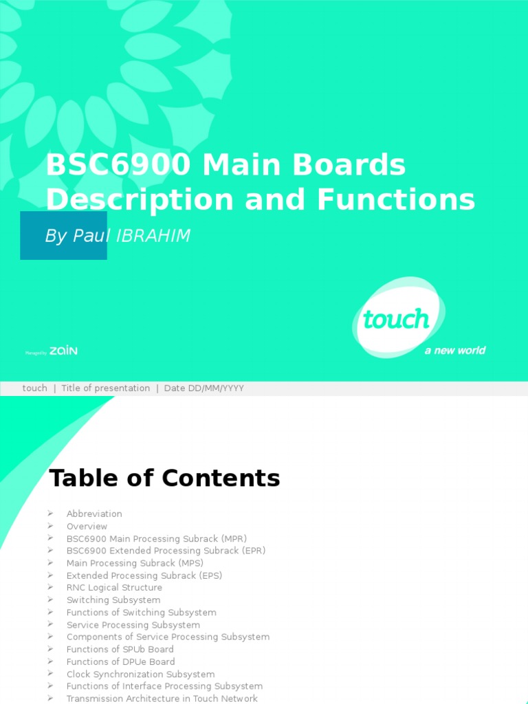 BSC6900 System Overview and Functions | PDF | Telecommunications ...