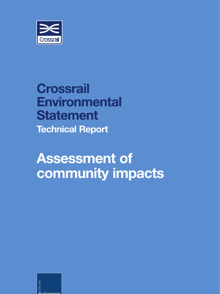 Crossrail Community Impacts Technical Report | PDF | Transport