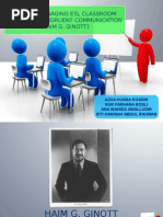 The Ginott Model | PDF | Teachers | Emotions