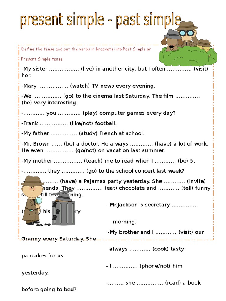 Present Simple - Past Simple | PDF