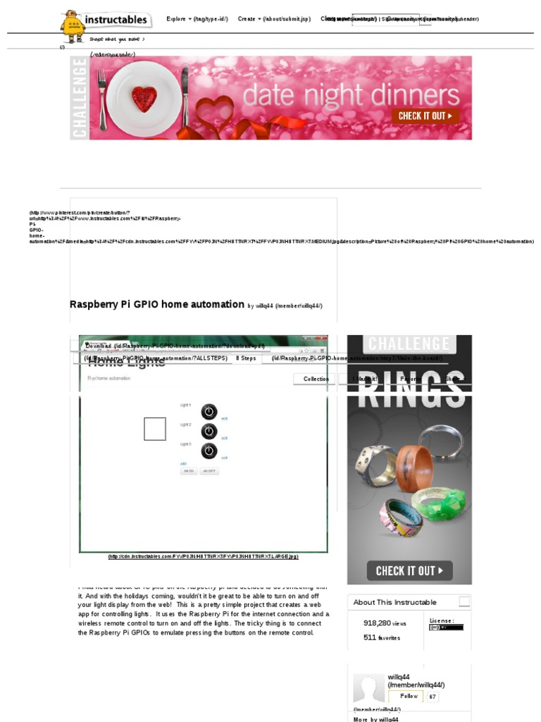 Raspberry Pi GPIO Home Automation | PDF | Raspberry Pi | Ios