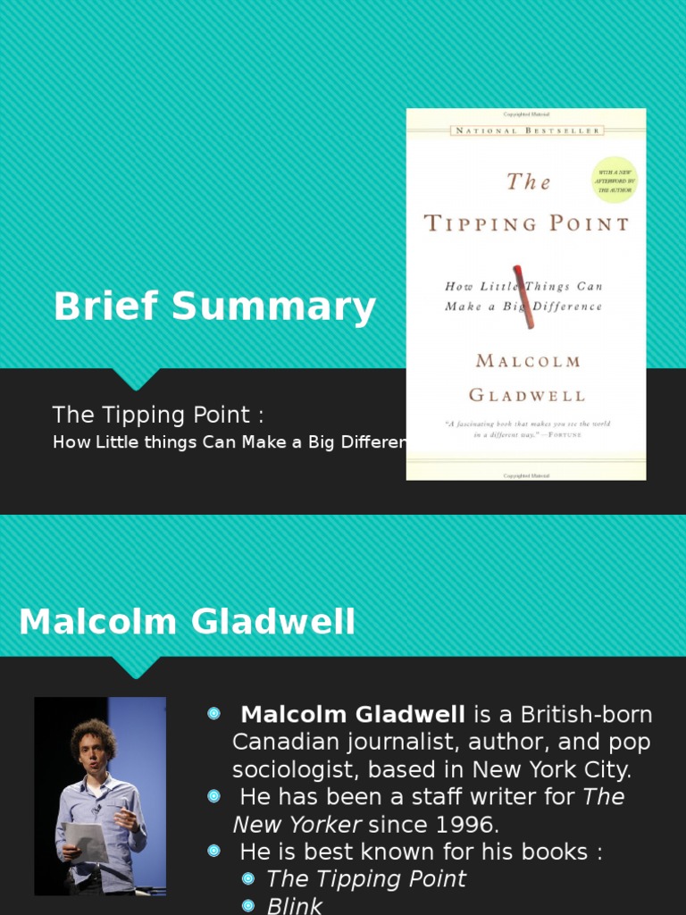 Tipping Point | PDF | Psychological Concepts | Behavioural Sciences