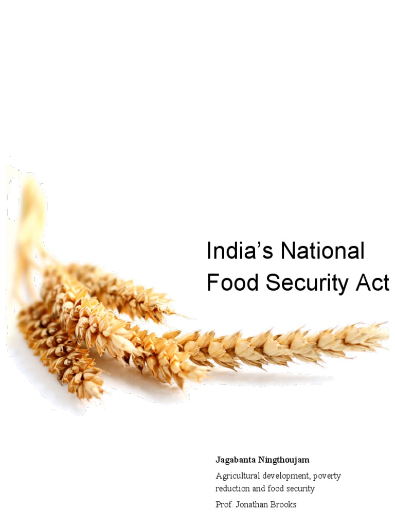 India's 2013 Food Security Act Analysis | PDF | Food Security | Cash ...