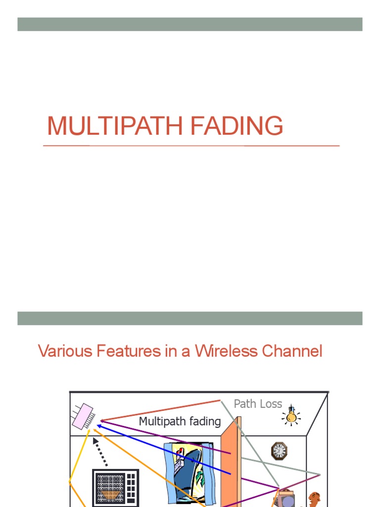 Lecture 6 Multipath Fading | Radio | Radio Technology