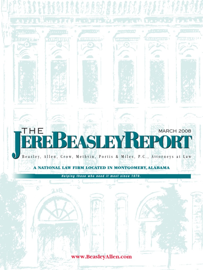 The Jere Beasley Report, Mar. 2008 | Download Free PDF | Punitive ...