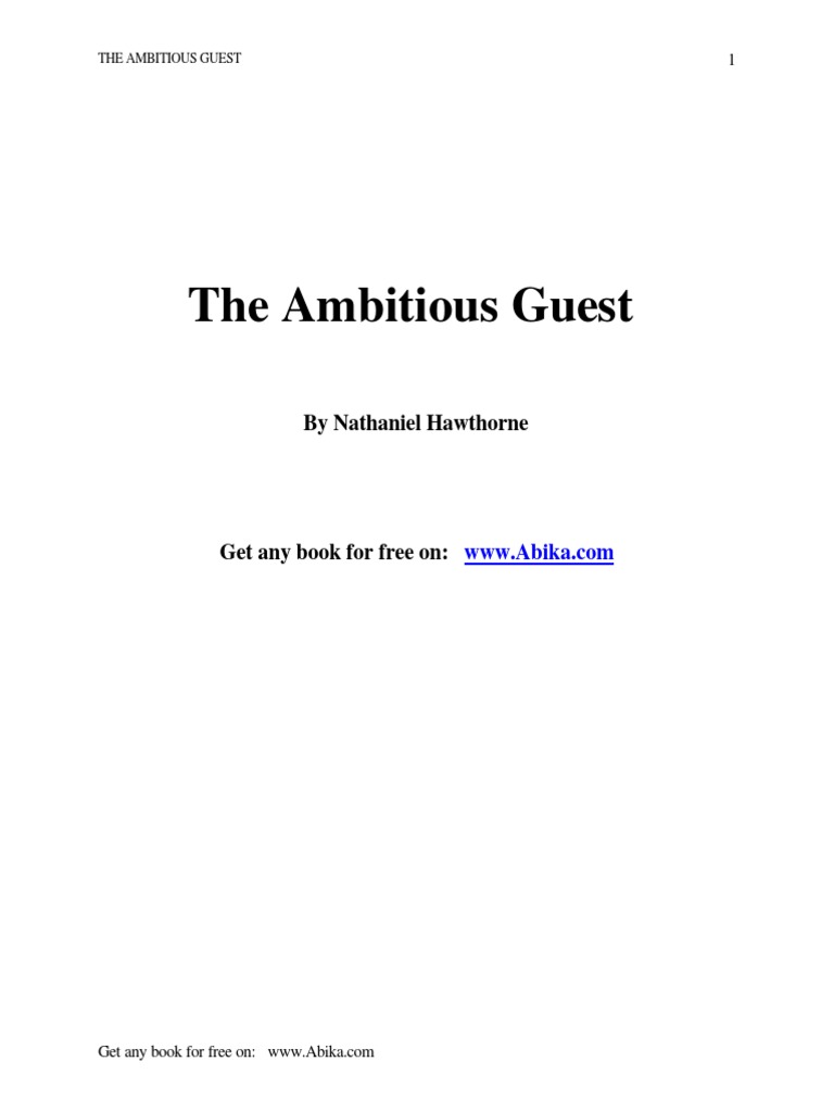 The Ambitious Guest | PDF | Religion & Spirituality
