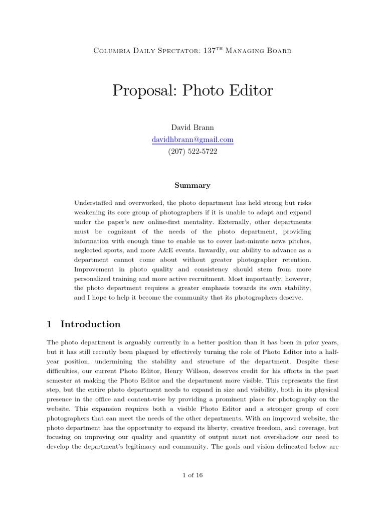 Photo - David Brann | PDF | Autofocus | Photograph