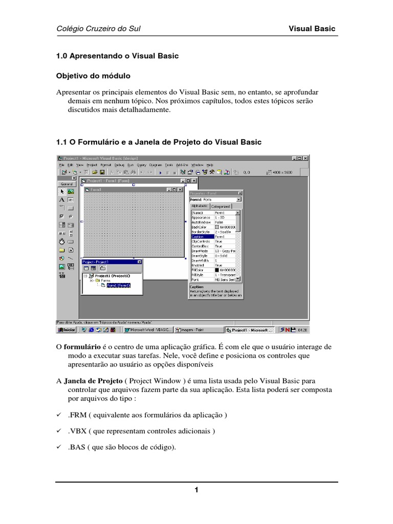 Visual Basic 6 | PDF | Basic | Janela (informática)