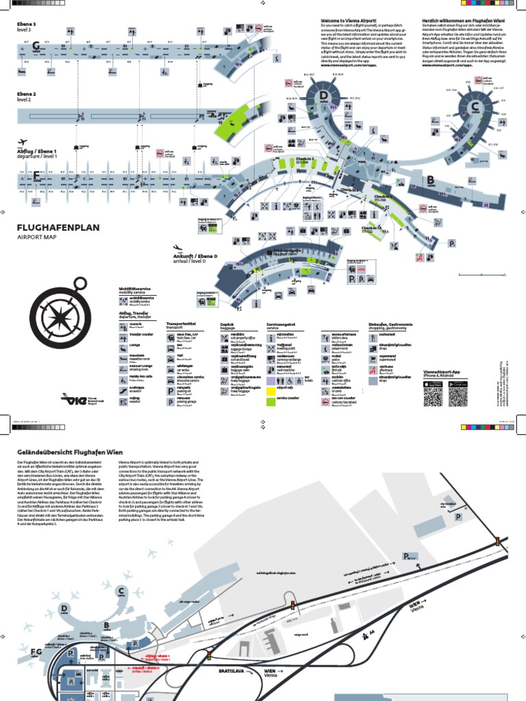 VIE Flughafenplan de En