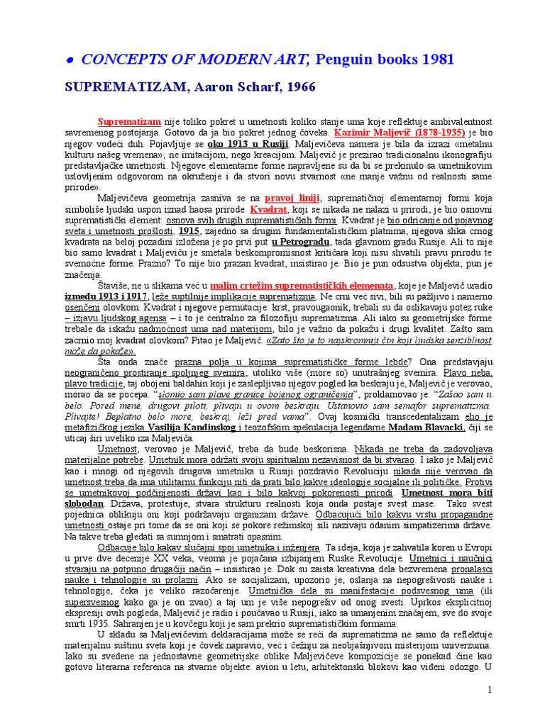 Concepts of Modern Art, Penguin Books 1981 | PDF