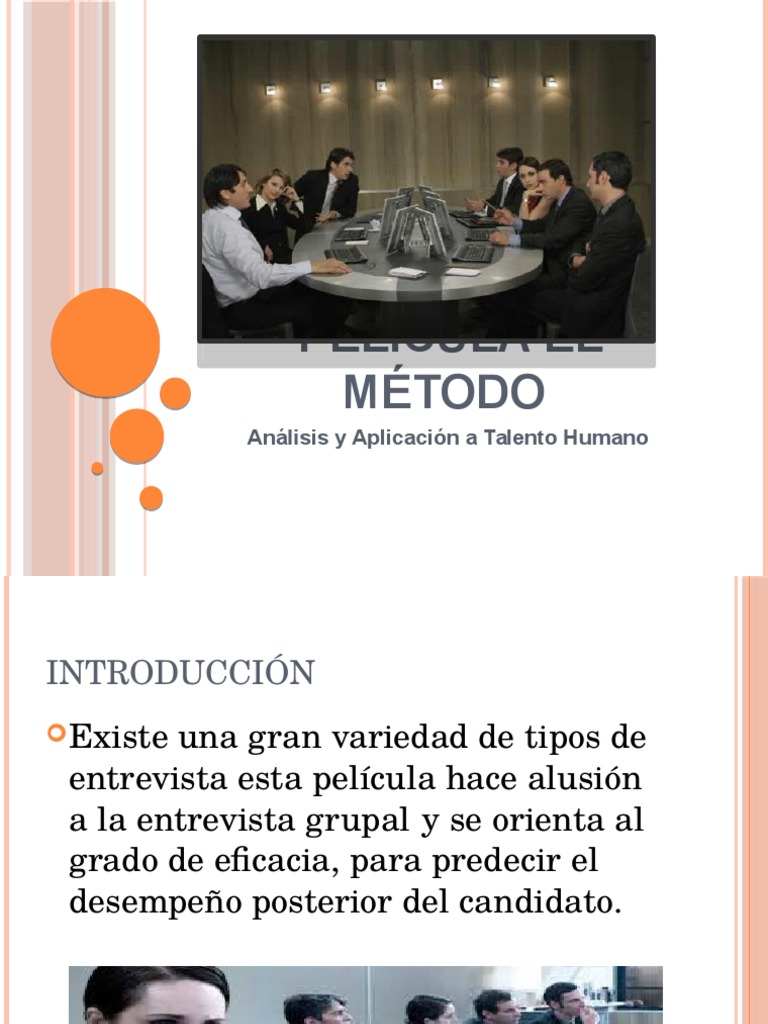 El Metodo Pelicula | PDF