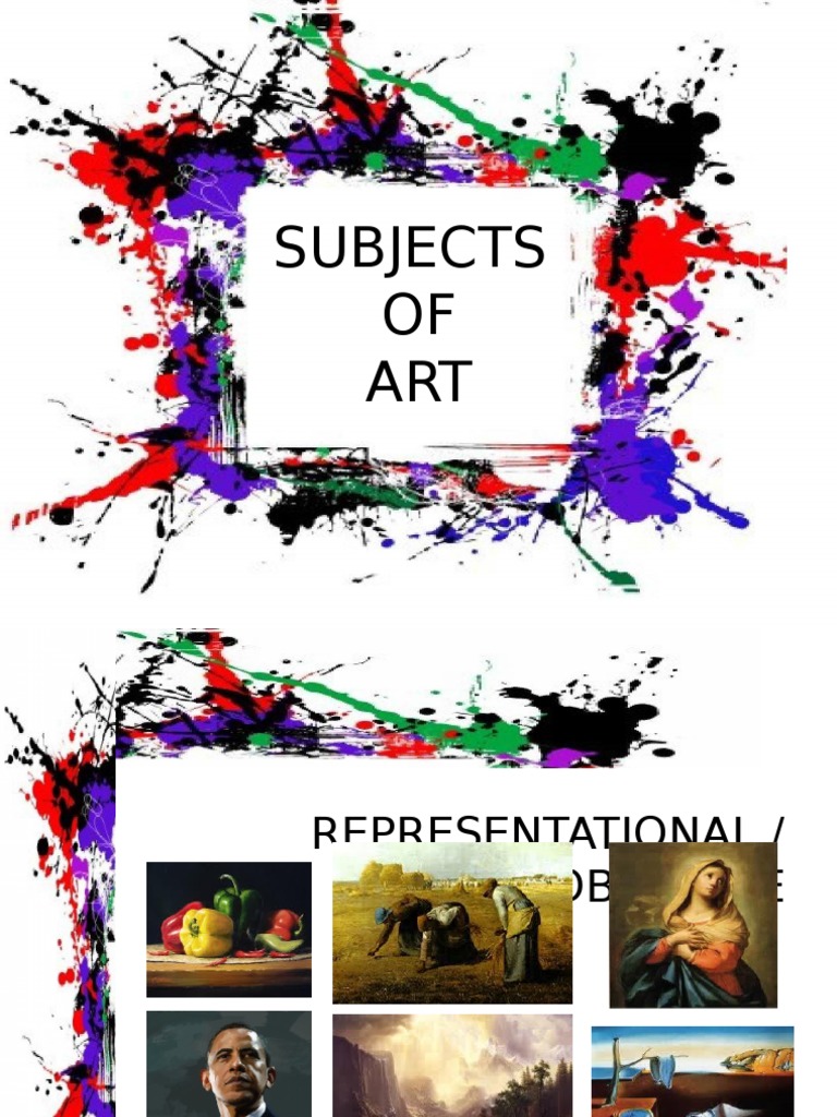 Subjects of Art | PDF | Art Movements | Art Media