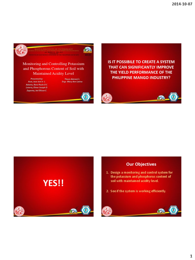 Sample Power Point Slides For Thesis Colloquium | PDF | Control System | Analogue Electronics