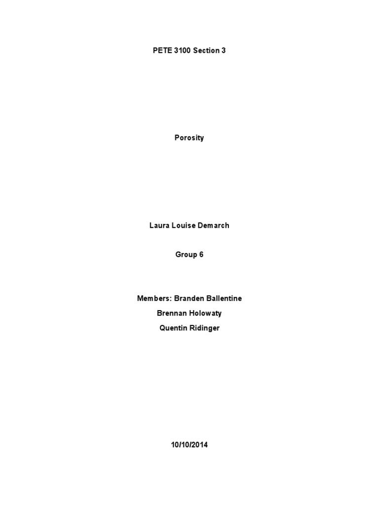 Measuring Effective Porosity In Rocks Pdf Porosity Petroleum