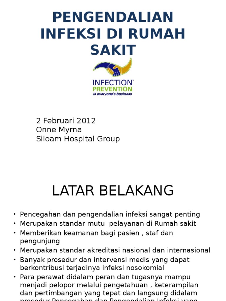 Pencegahan & Pengendalian Infeksi | PDF