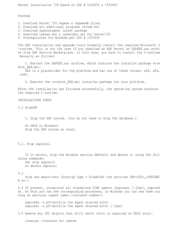 Kernel-720 Installation Cookbook PDF | Download Free PDF | Directory ...