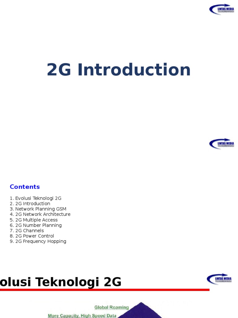 2G Basic Introduction | PDF